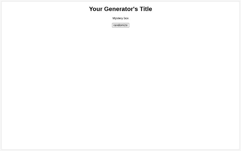 Medievalitemsall2 ― Perchance Generator