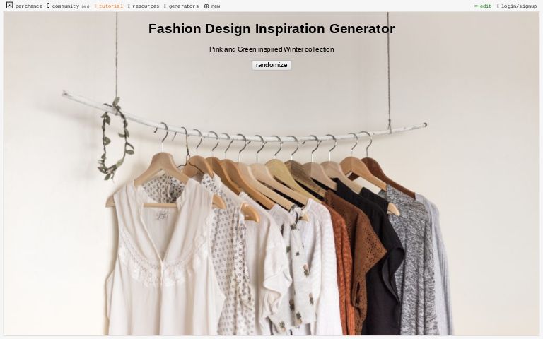 Fashion Design Inspiration Generator