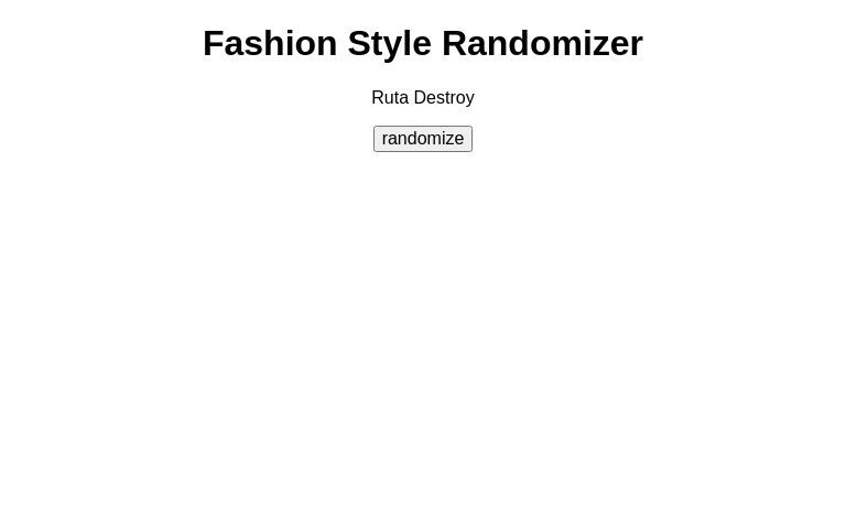 Fashion Style Randomizer ― Perchance Generator