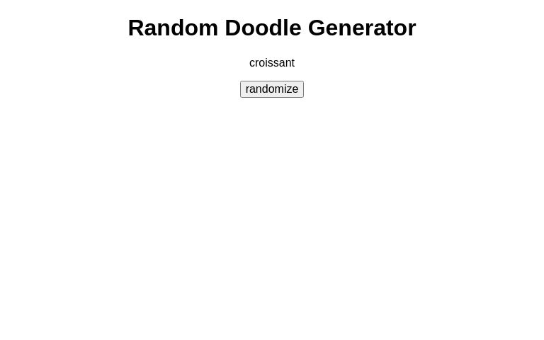 Random Doodle Generator