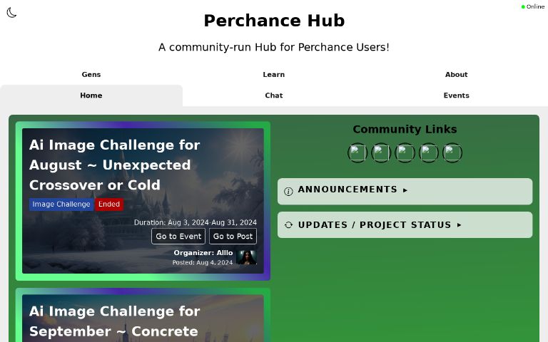 Perchance Hub ― Perchance Generator