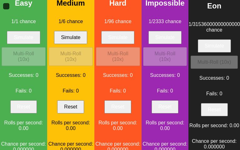 Easy ― Perchance Generator