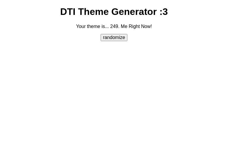 DTI Theme Generator :3