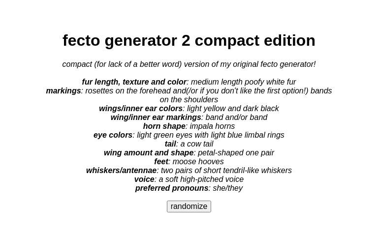 fecto generator 2 compact edition