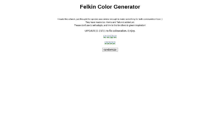 Felkin Color Generator