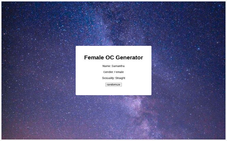 fem-oc-creator ― Perchance Generator