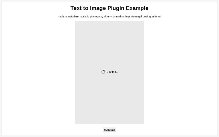 Text to Image Plugin Example