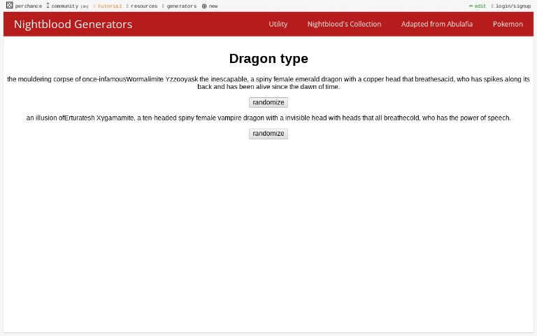 Dragon type ― Perchance Generator