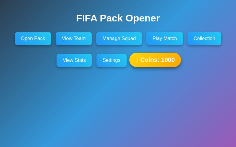 FIFA Pack Opener ― Perchance Generator
