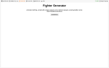Fighter Generator