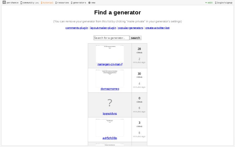 Find a generator
