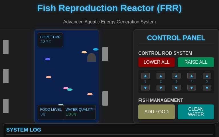 Fish Reproduction Reactor (FRR) ― Perchance Generator