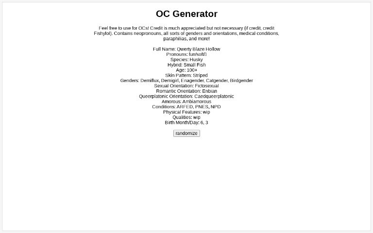 OC Generator