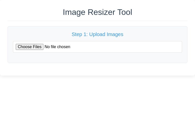 Image Resizer Tool ― Perchance Generator
