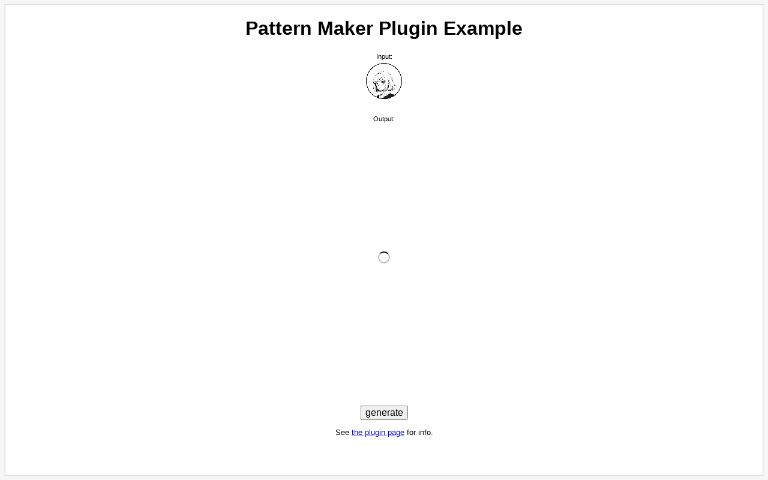 Pattern Maker Plugin Example