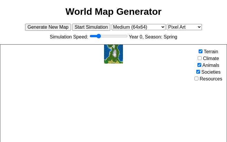 World Map Generator