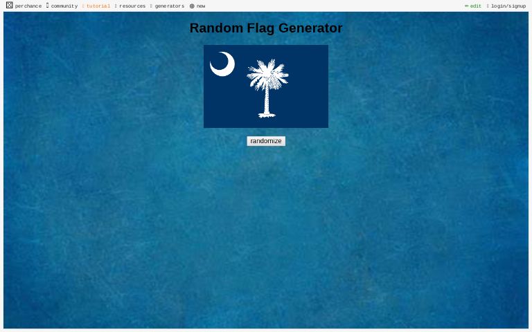 Random Flag Generator