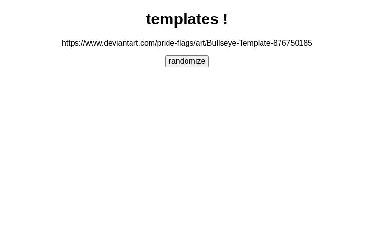 templates ! ― Perchance Generator