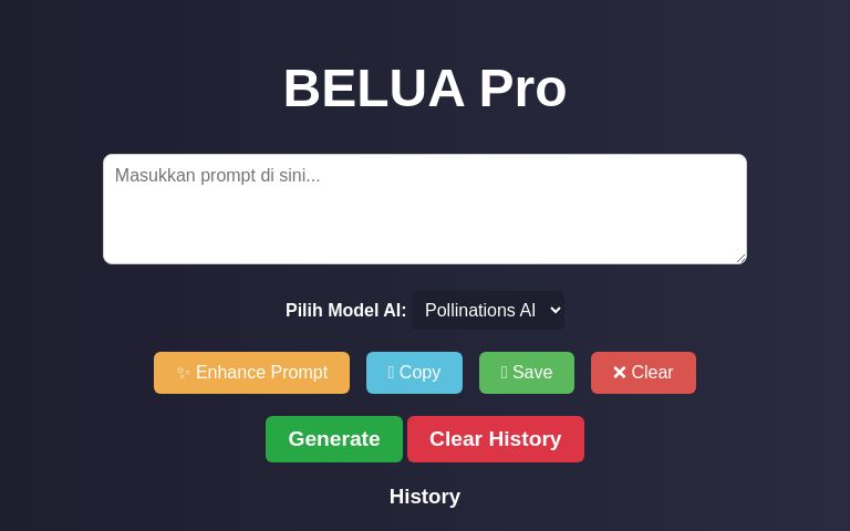 BELUA Pro ― Perchance Generator