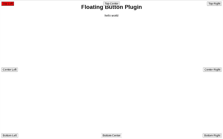 Floating Button Plugin