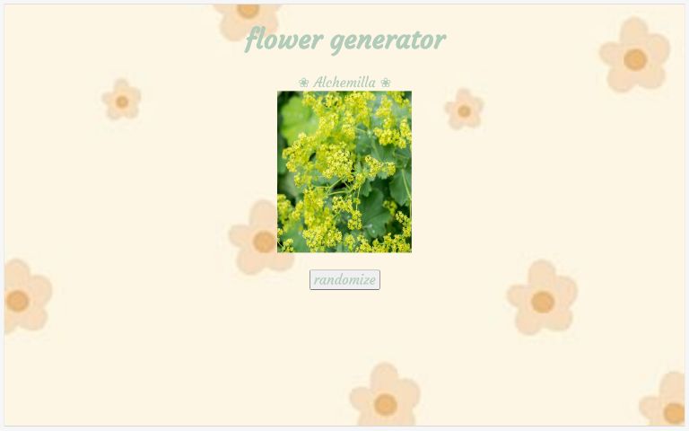 flower generator