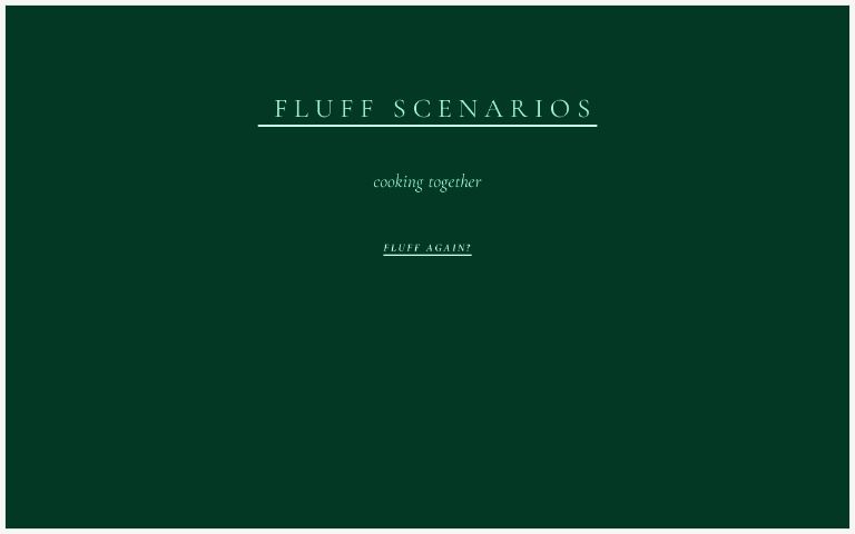 Fluff Scenarios ― Perchance Generator