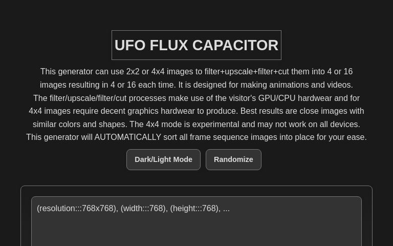 YES! UFO's Movie Maker YAY! ― Perchance Generator