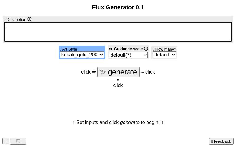Flux Generator 0.1