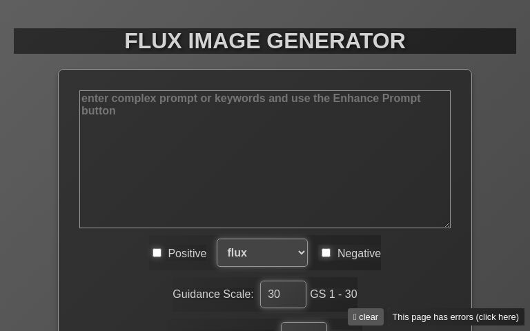 Pollinations.ai Flux Machine for Perchance & Desktop ― Perchance Generator