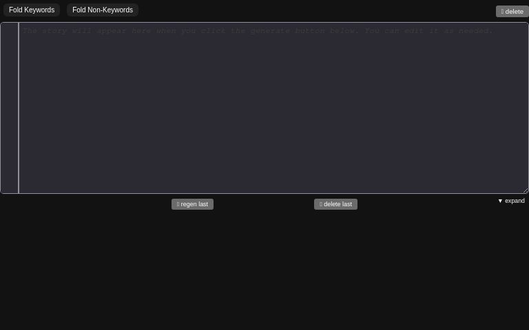 Foldable Editor Codemirror5 ― Perchance Generator