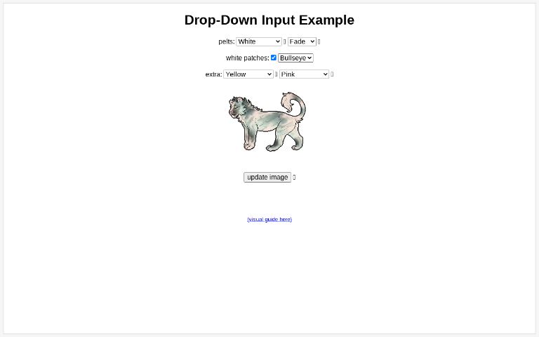 Drop-Down Input Example ― Perchance Generator