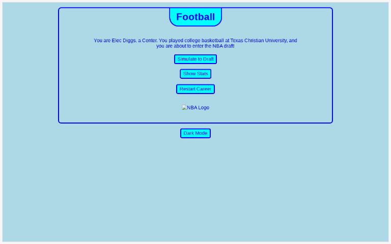 Football Career Simulator ― Perchance Generator