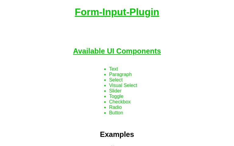 Form-Input-Form ― Perchance Generator