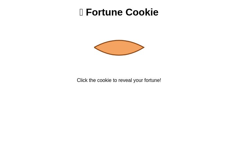 🥠 Fortune Cookie ― Perchance Generator