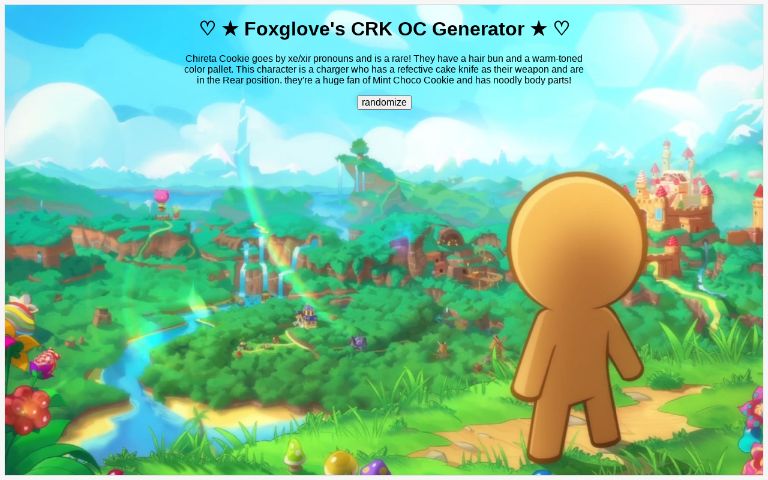 Foxglove's CRK OC Generator ★ ♡