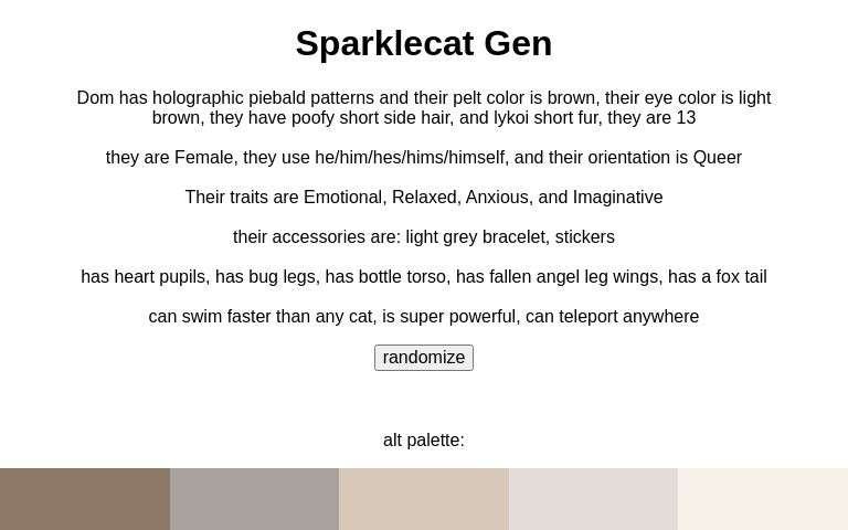 Sparklecat Gen