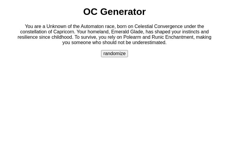 OC Generator