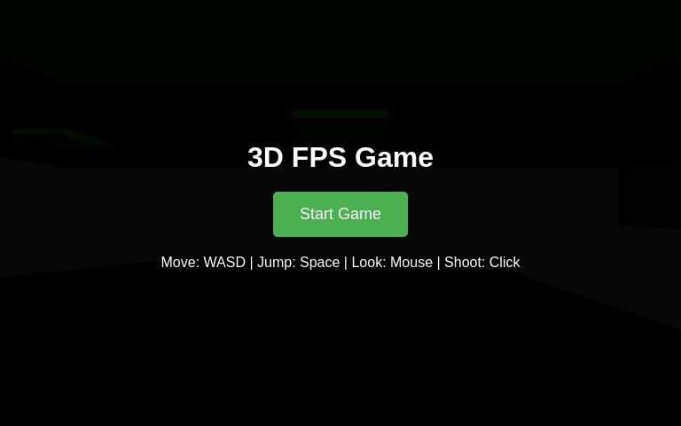 3D FPS Game ― Perchance Generator