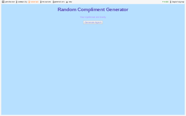 Random Compliment Generator