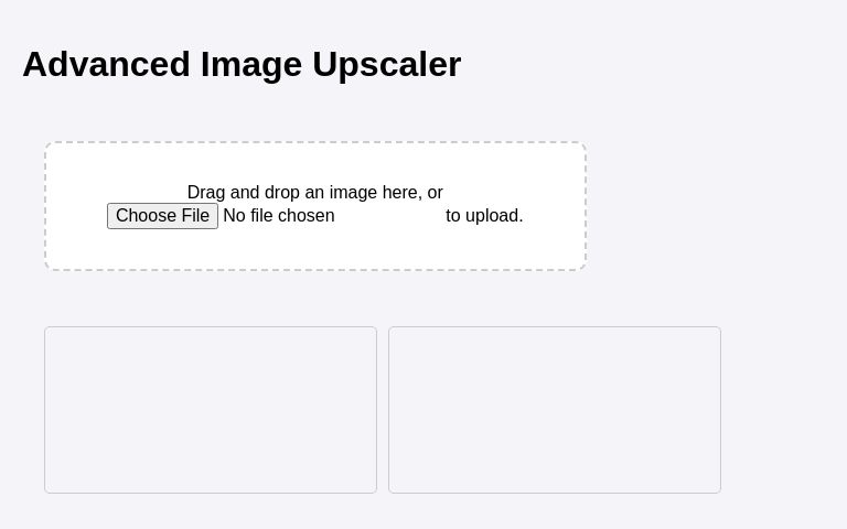 Advanced Image Upscaler ― Perchance Generator