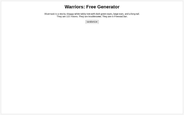 Warriors: Free Generator