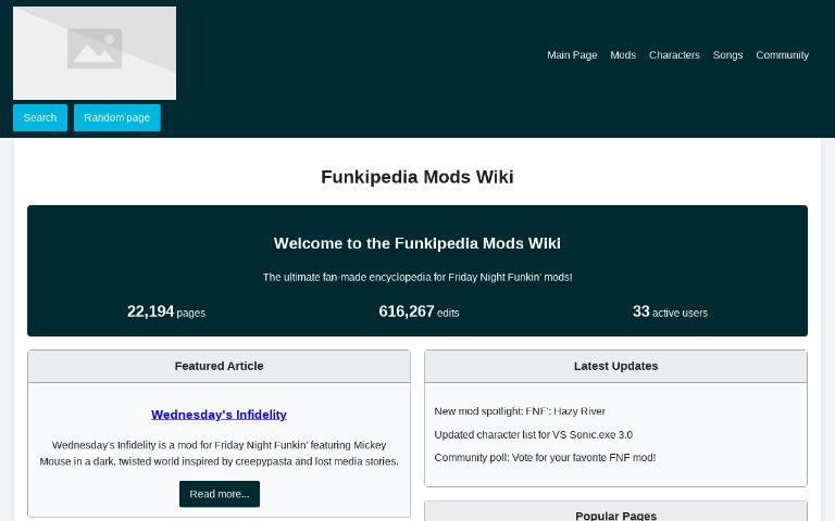 Funkipedia Mods Wiki ― Perchance Generator