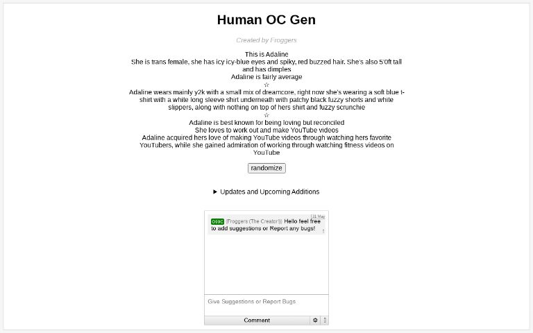 Human OC Gen