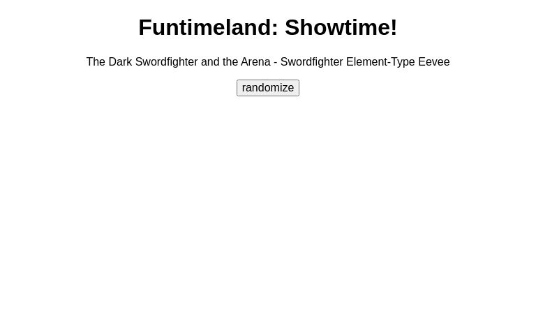 Funtimeland: Showtime! ― Perchance Generator