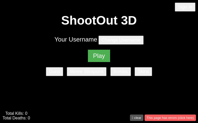 ShootOut 3D ― Perchance Generator