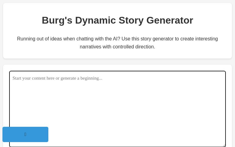 Burg's Dynamic Story Generator
