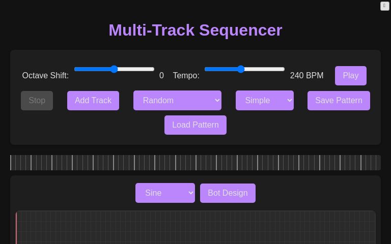 Multi-Track Sequencer ― Perchance Generator