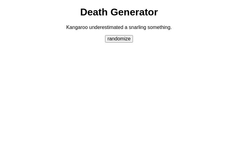 Death Generator