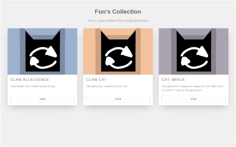 Fun's Collection ― Perchance Generator