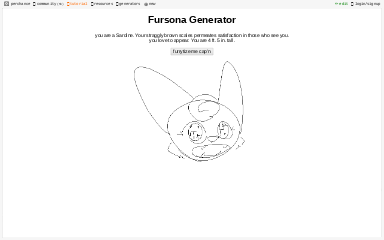 Fursona Generator